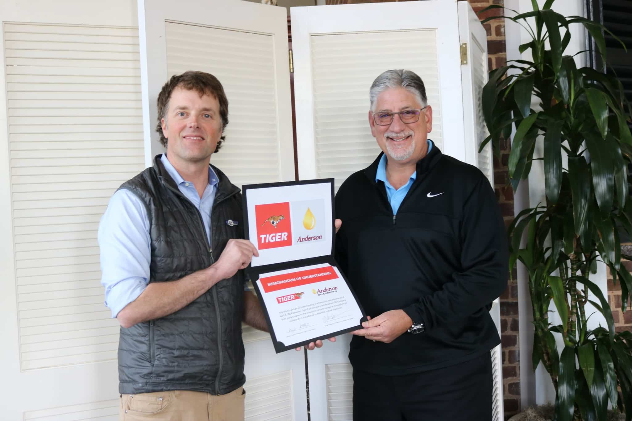 Tiger Fuel Company Acquires Anderson Propane | Tiger Fuel